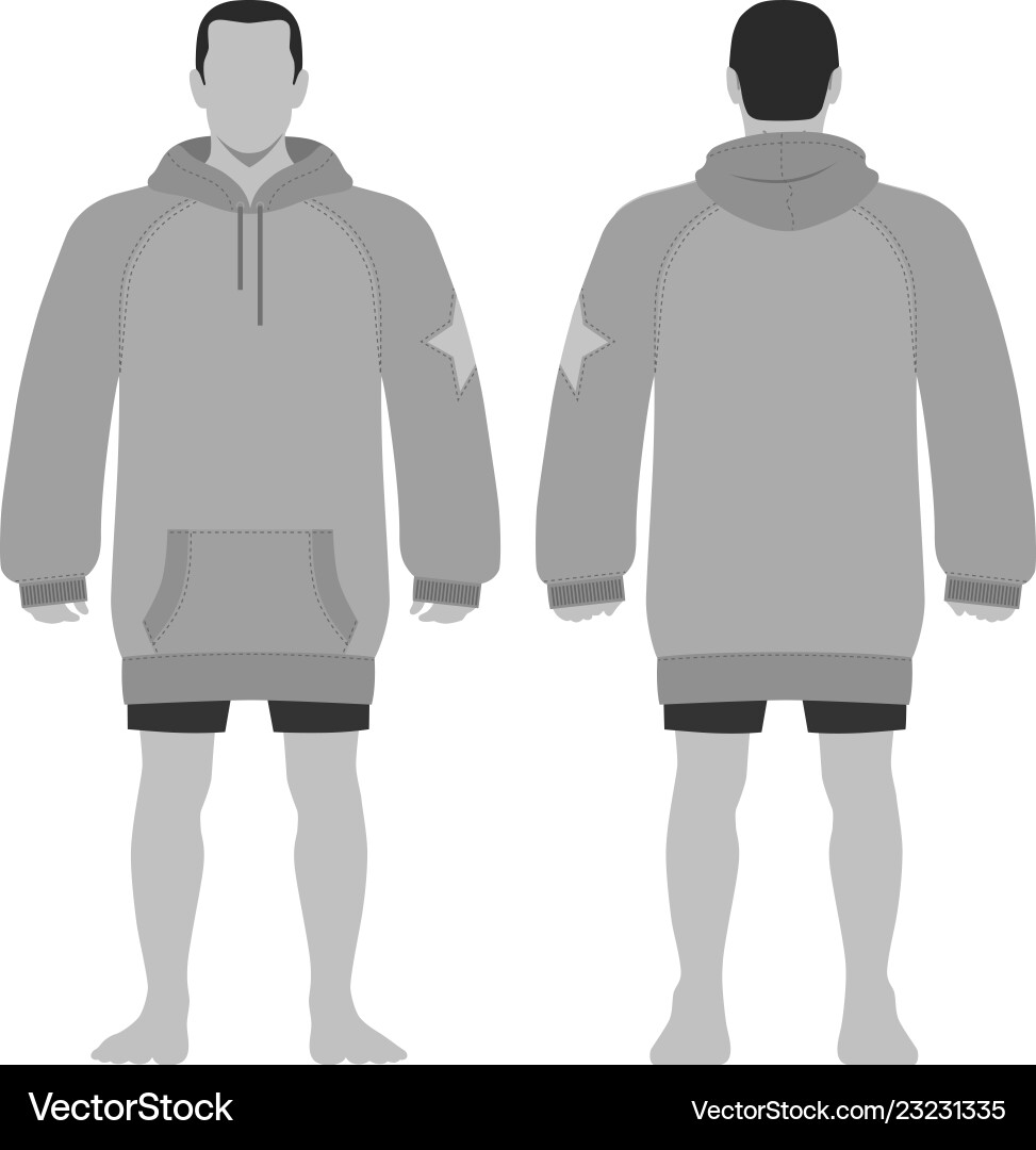 Fashion man figure Royalty Free Vector Image - VectorStock