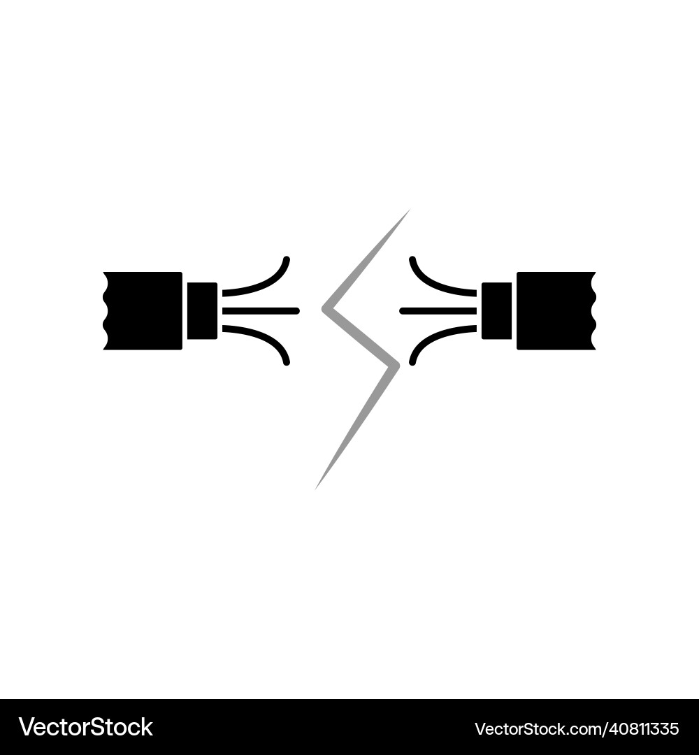 Graphic of wire icon Royalty Free Vector Image