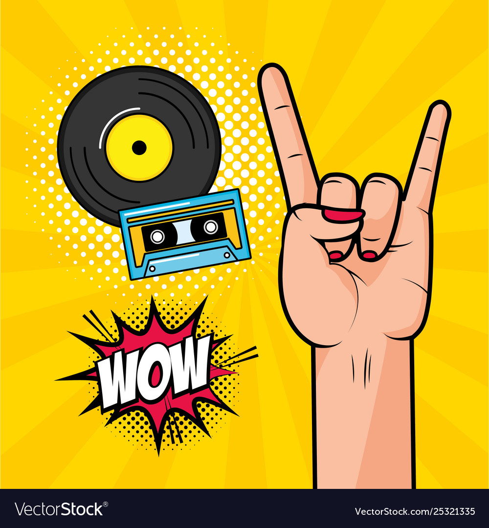 Pop art elements Royalty Free Vector Image - VectorStock