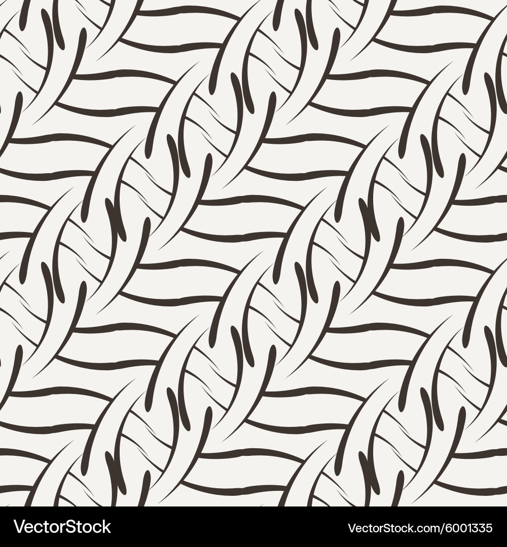 Seamless pattern of the elements of curved Vector Image