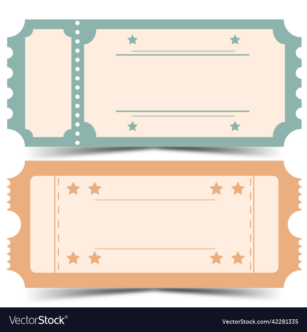 Ticket Clipart Template