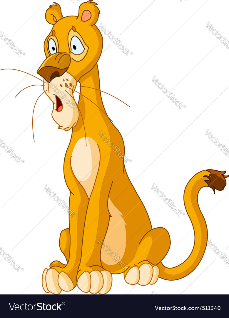 Lioness Royalty Free Vector Image - VectorStock