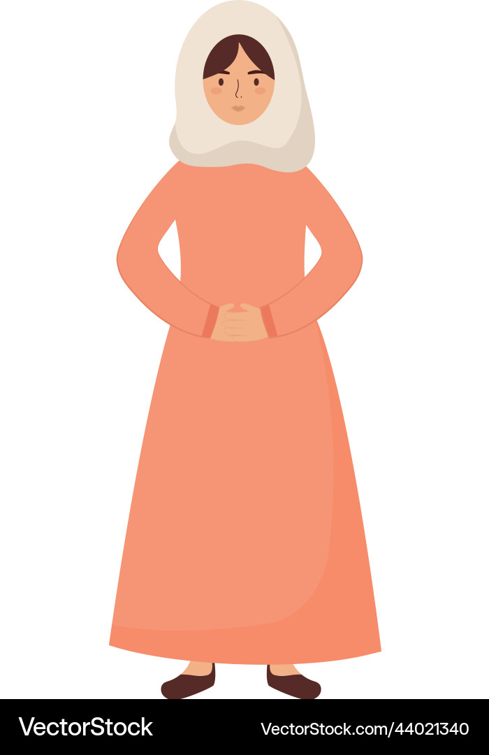 Muslim woman design Royalty Free Vector Image - VectorStock
