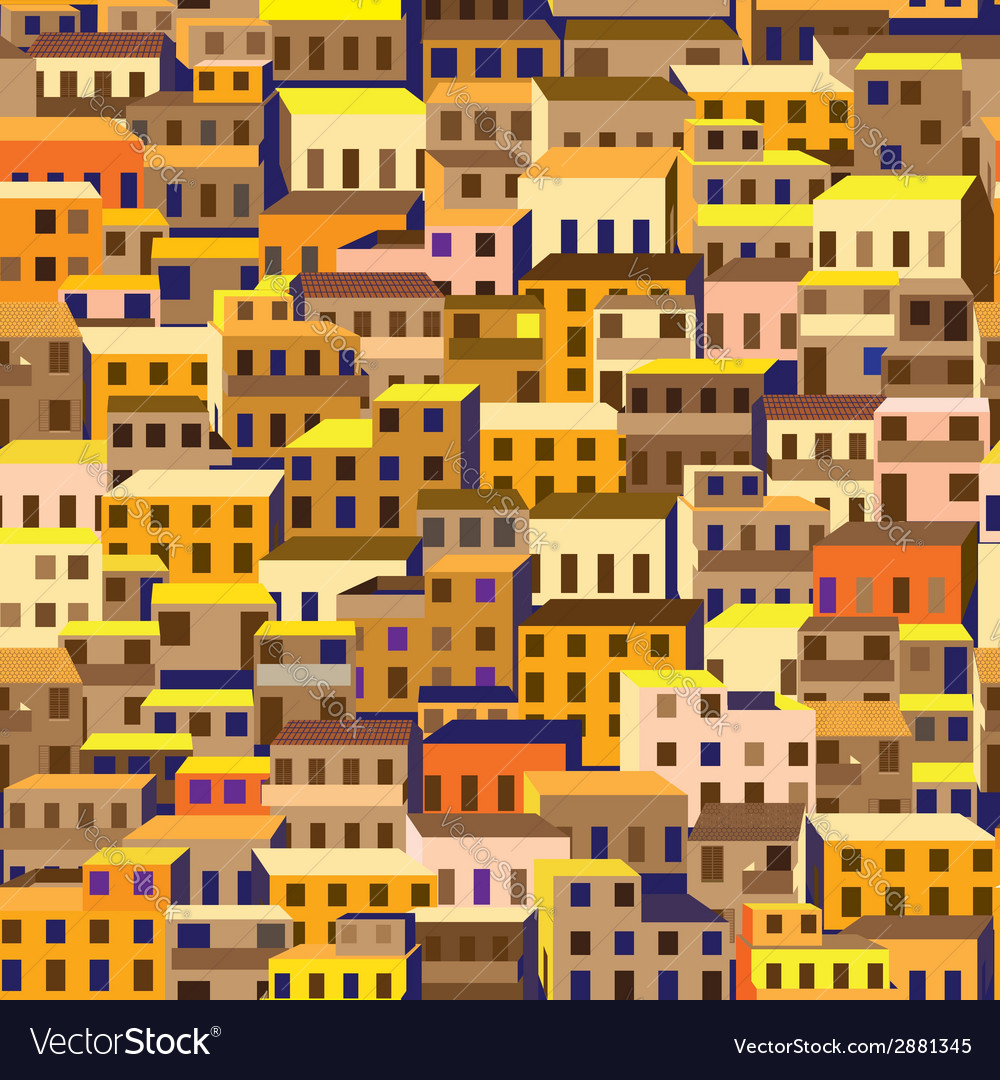 Old town Royalty Free Vector Image - VectorStock