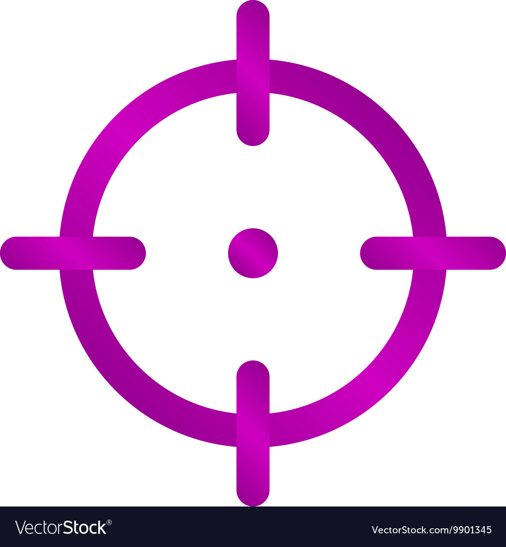 Sight device icon Royalty Free Vector Image - VectorStock