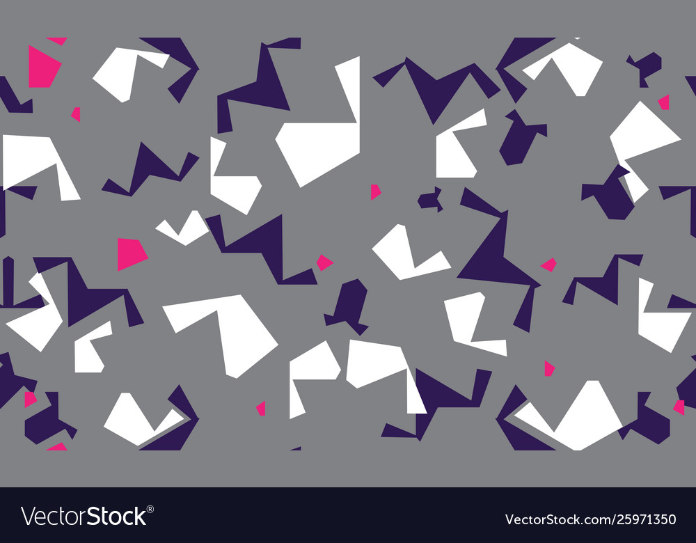 Abstract seamless pattern design with random Vector Image