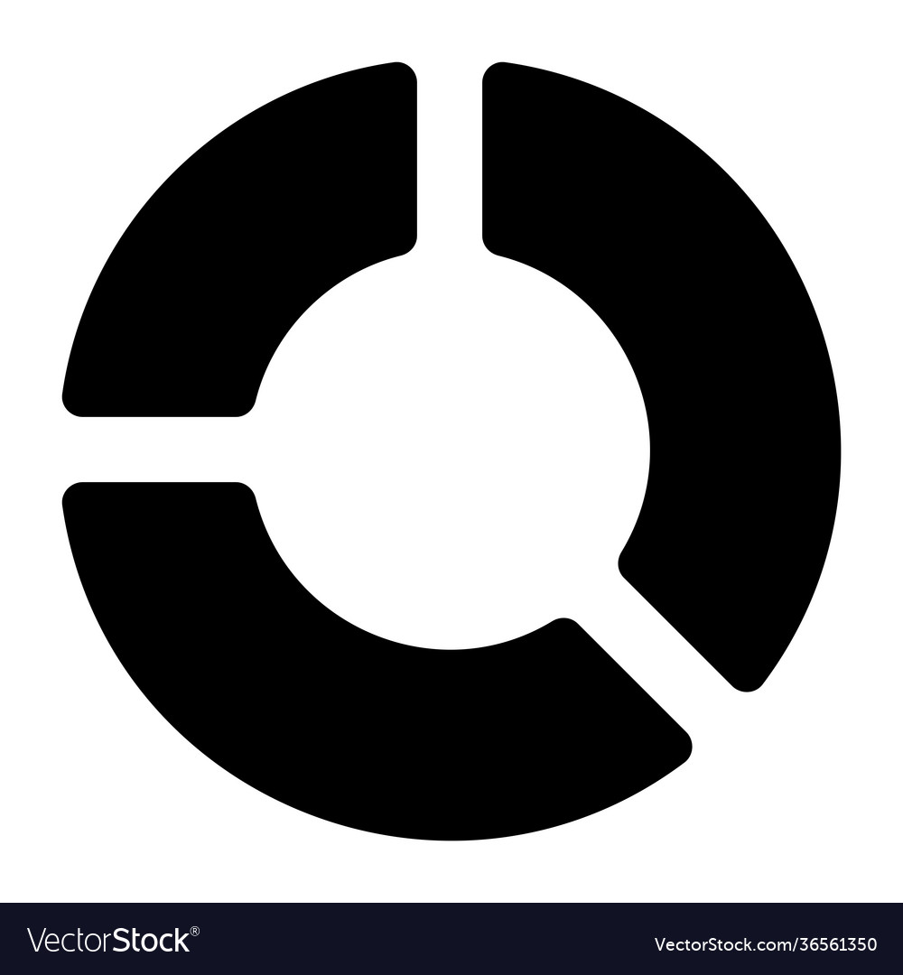 Circle chart Royalty Free Vector Image - VectorStock