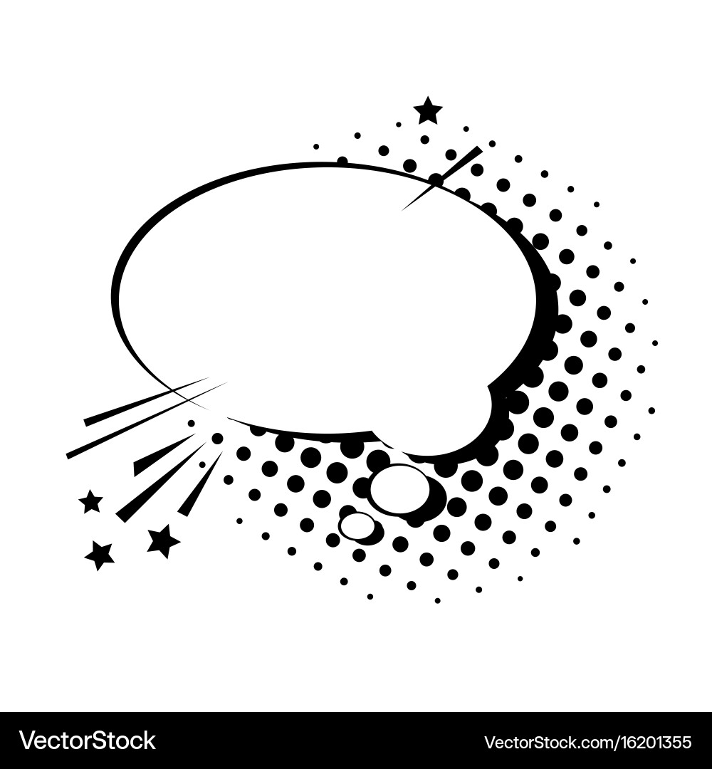 Chat bubble icon pop art style social media Vector Image