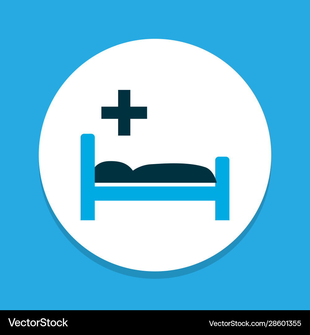 Clinic icon colored symbol premium quality Vector Image