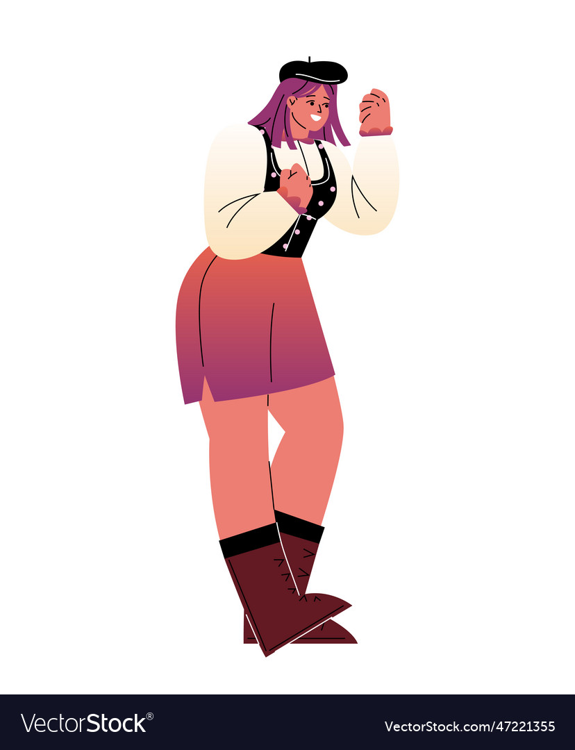 Happy smiling person Royalty Free Vector Image