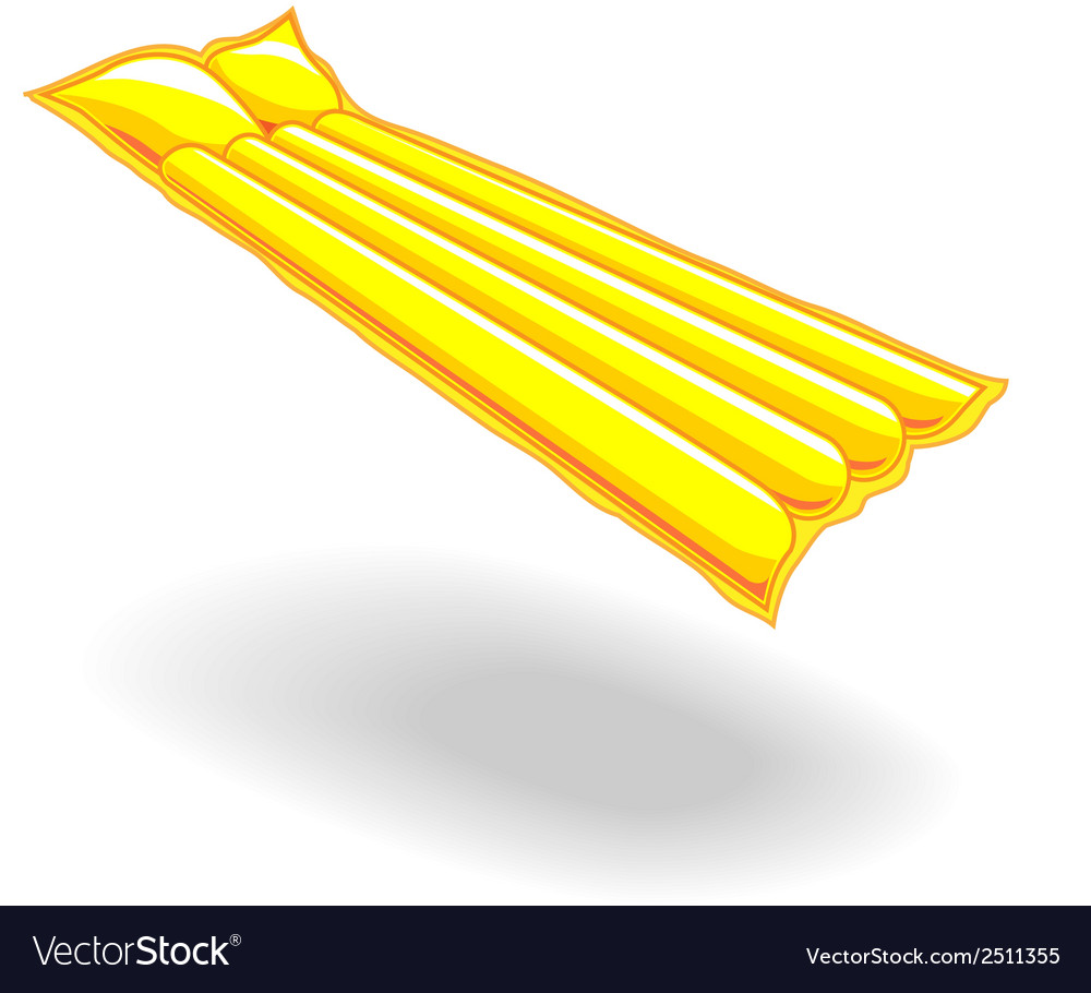 InflatableBed Royalty Free Vector Image - VectorStock