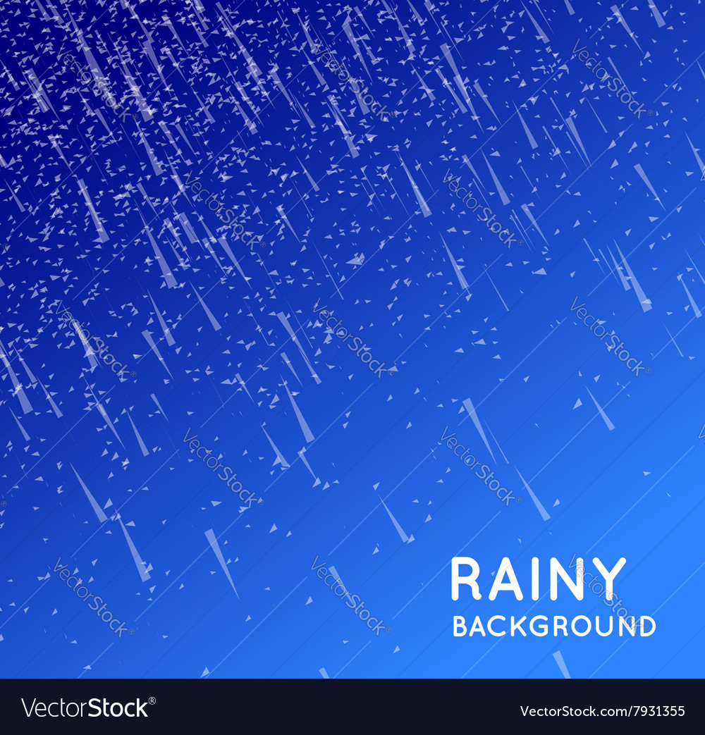 Rainy sky Royalty Free Vector Image - VectorStock