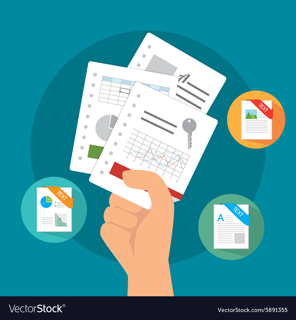 Spreadsheet design Royalty Free Vector Image - VectorStock