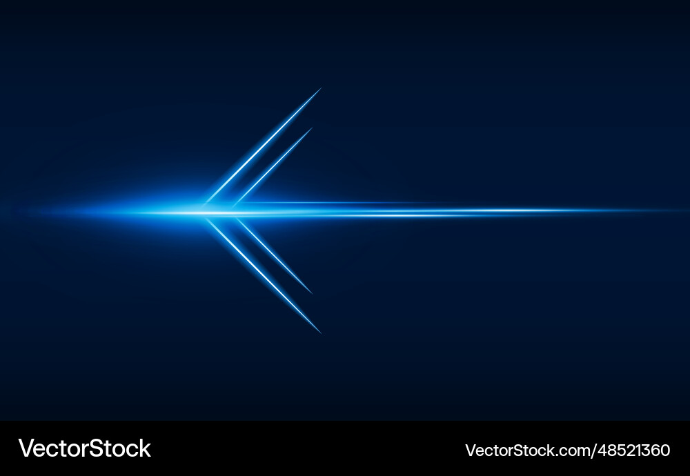 Abstract arrow speed light out technology Vector Image