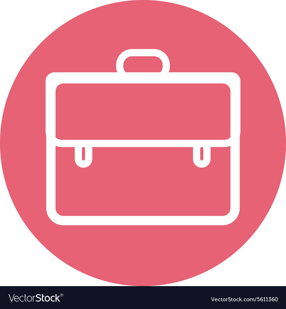 Briefcase icon Royalty Free Vector Image - VectorStock