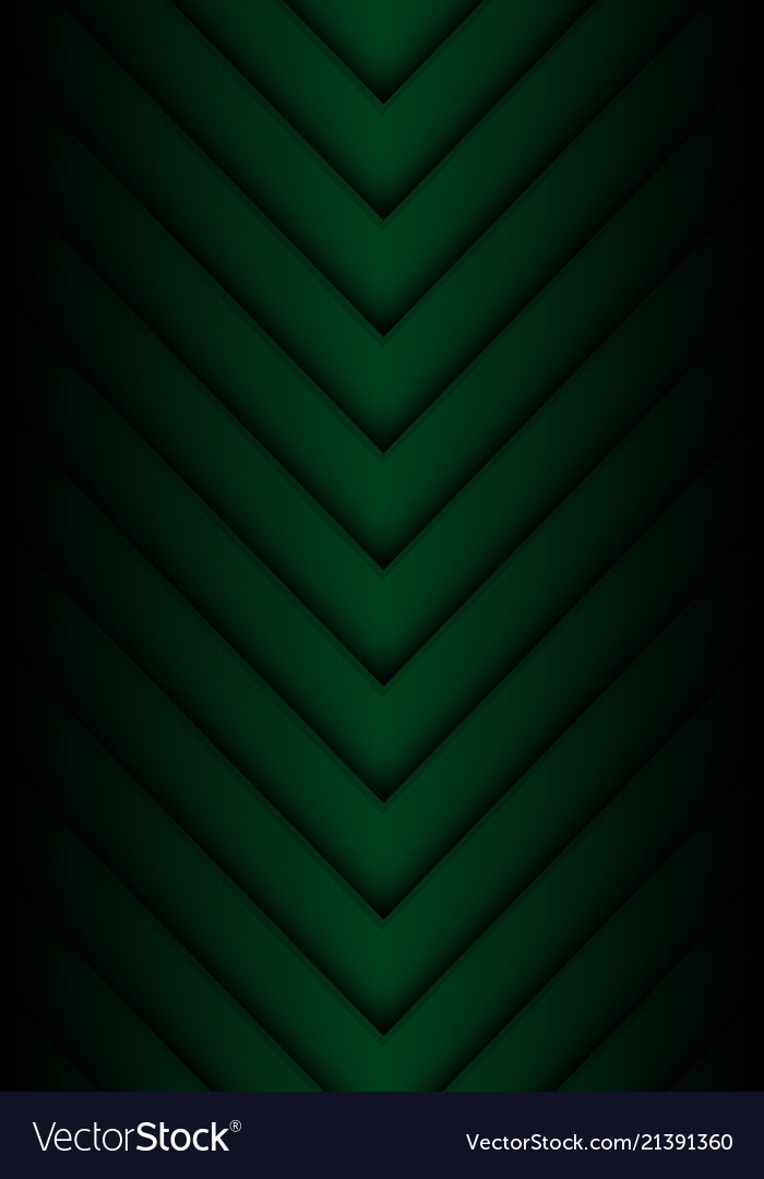 Dark green arrow pattern direction Royalty Free Vector Image