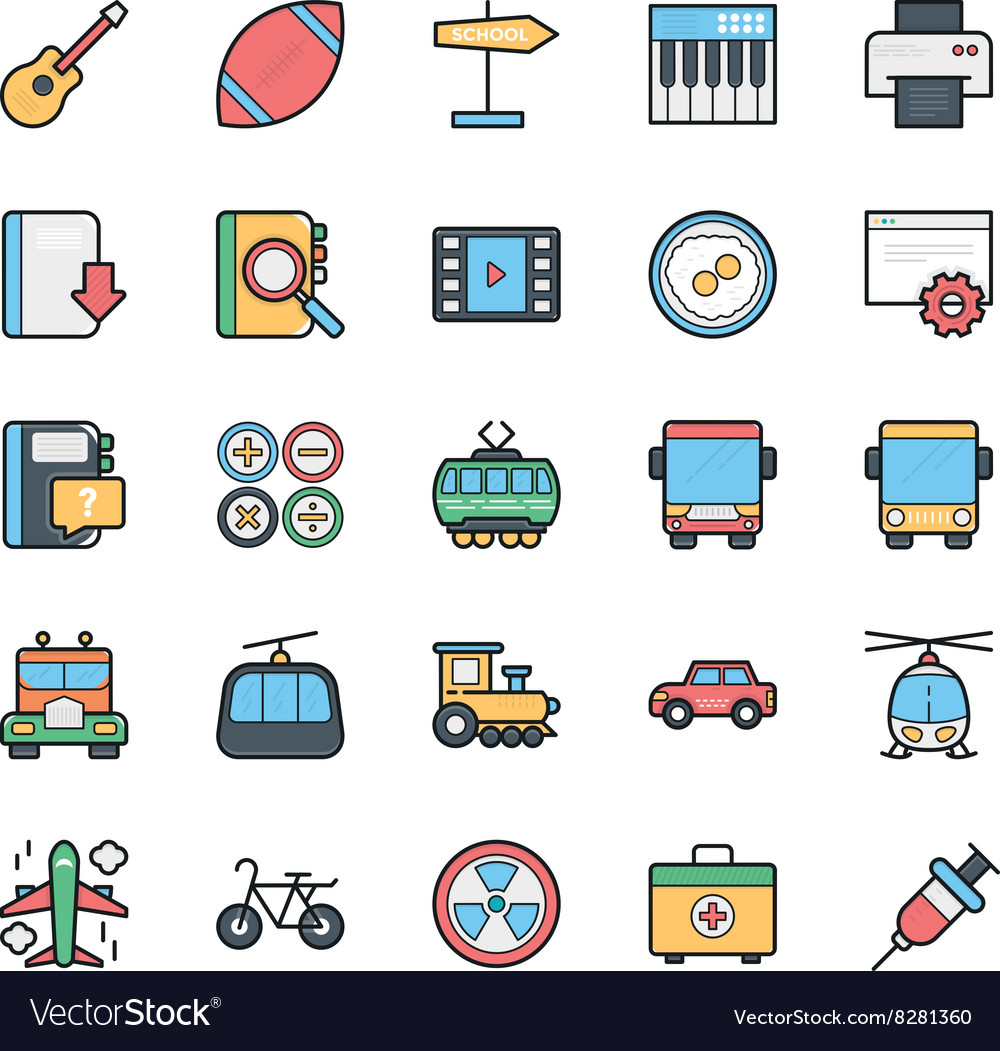 Networking web user interface and internet 9 Vector Image