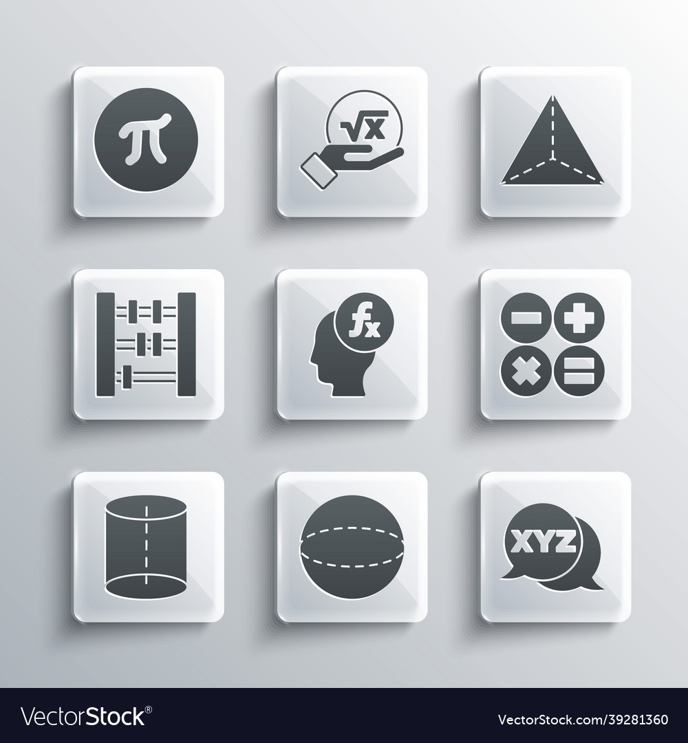 Set Geometric Figure Sphere Xyz Coordinate System Vector Image