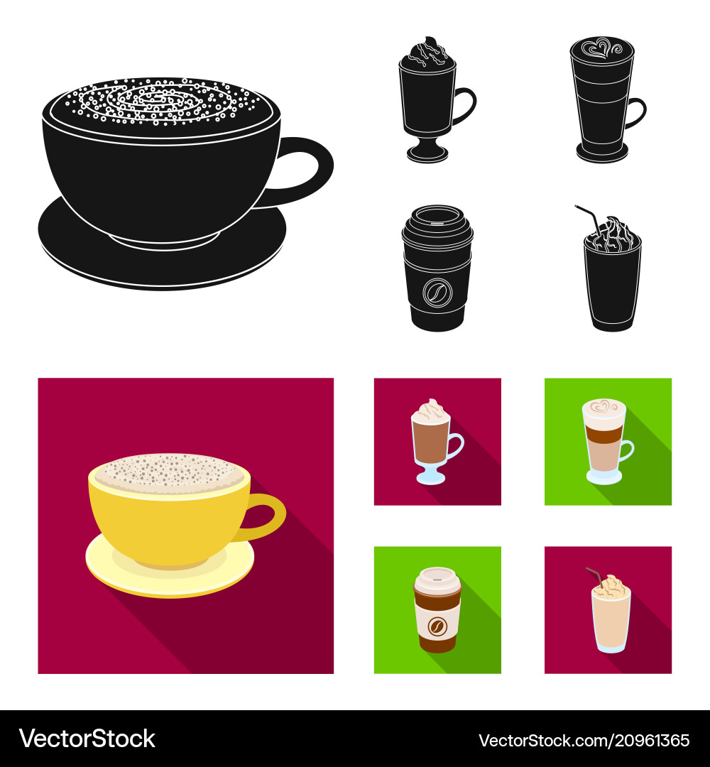 Mocha macchiato frappe take coffeedifferent Vector Image