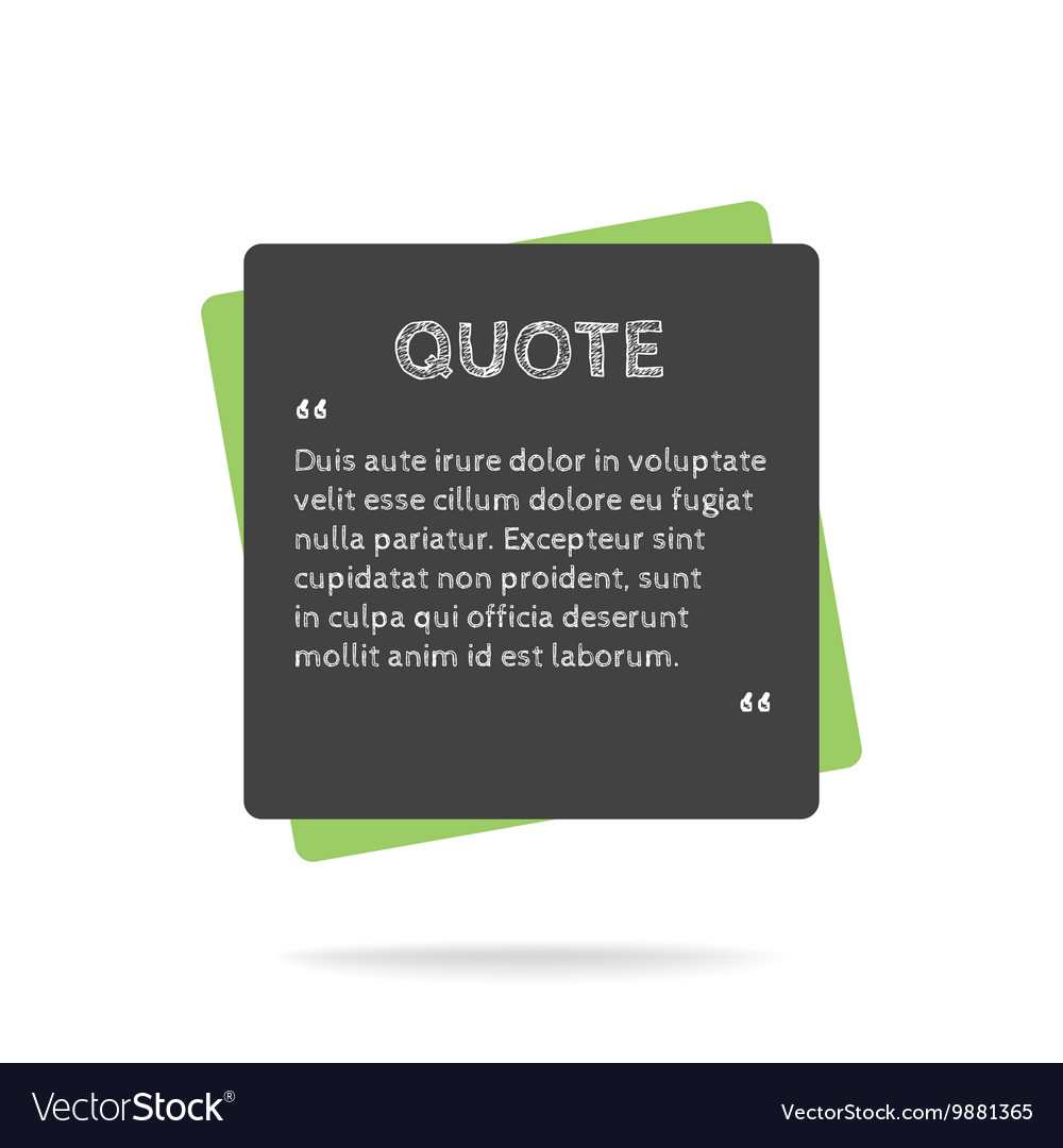 quotation-mark-speech-bubble-empty-quote-blank-vector-image