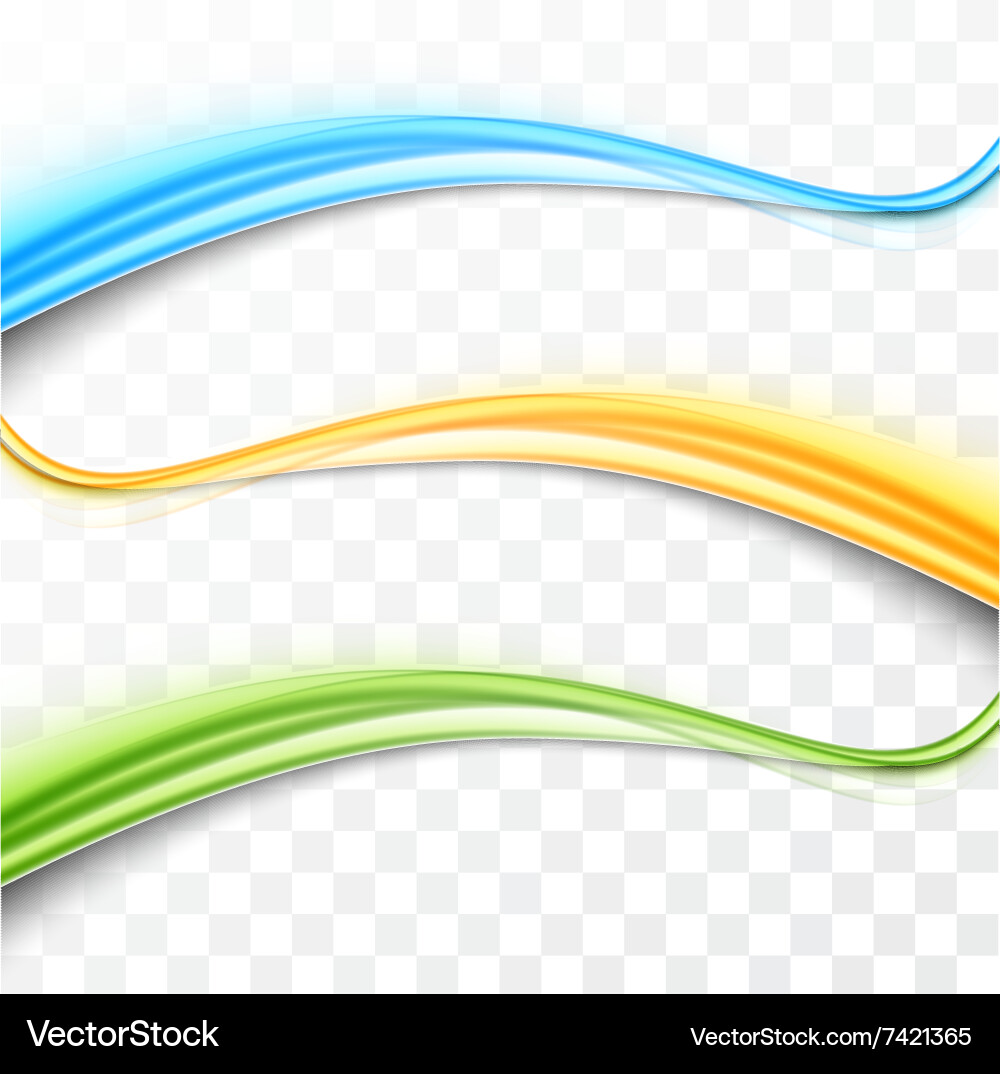 Set of soft colorful banners Royalty Free Vector Image