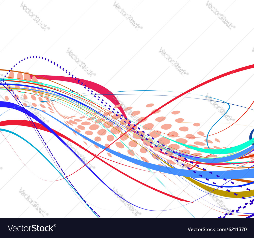 Abstract wave Royalty Free Vector Image - VectorStock