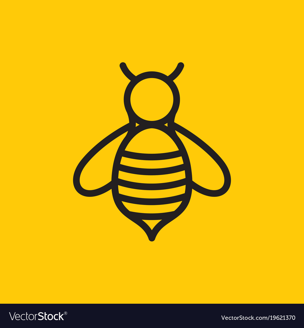 Bee Royalty Free Vector Image - VectorStock