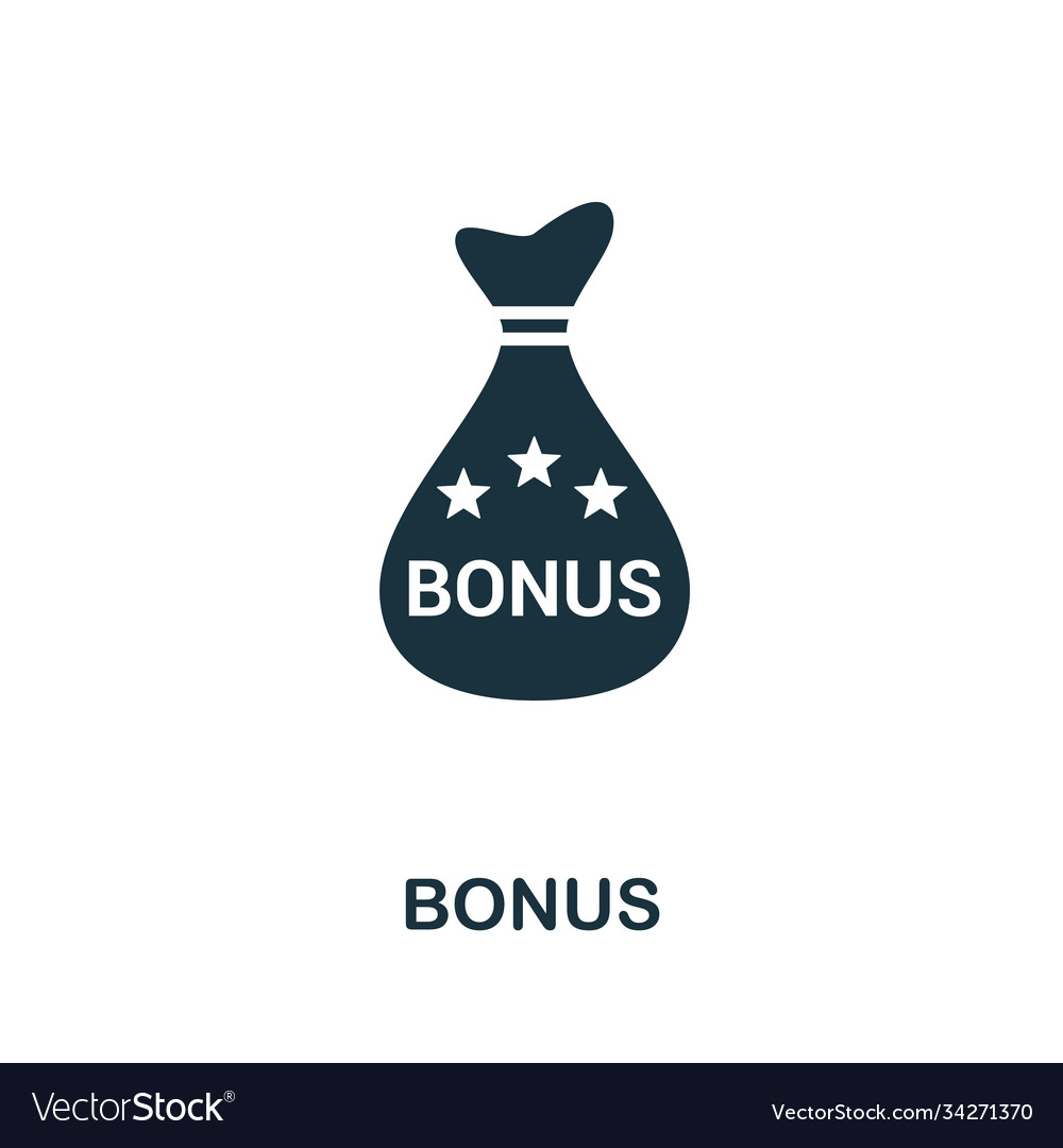 Bonus icon simple element from loyalty program Vector Image