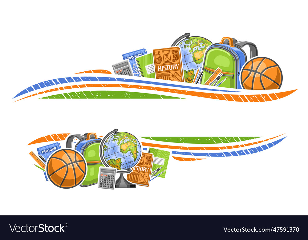 Border for school Royalty Free Vector Image - VectorStock