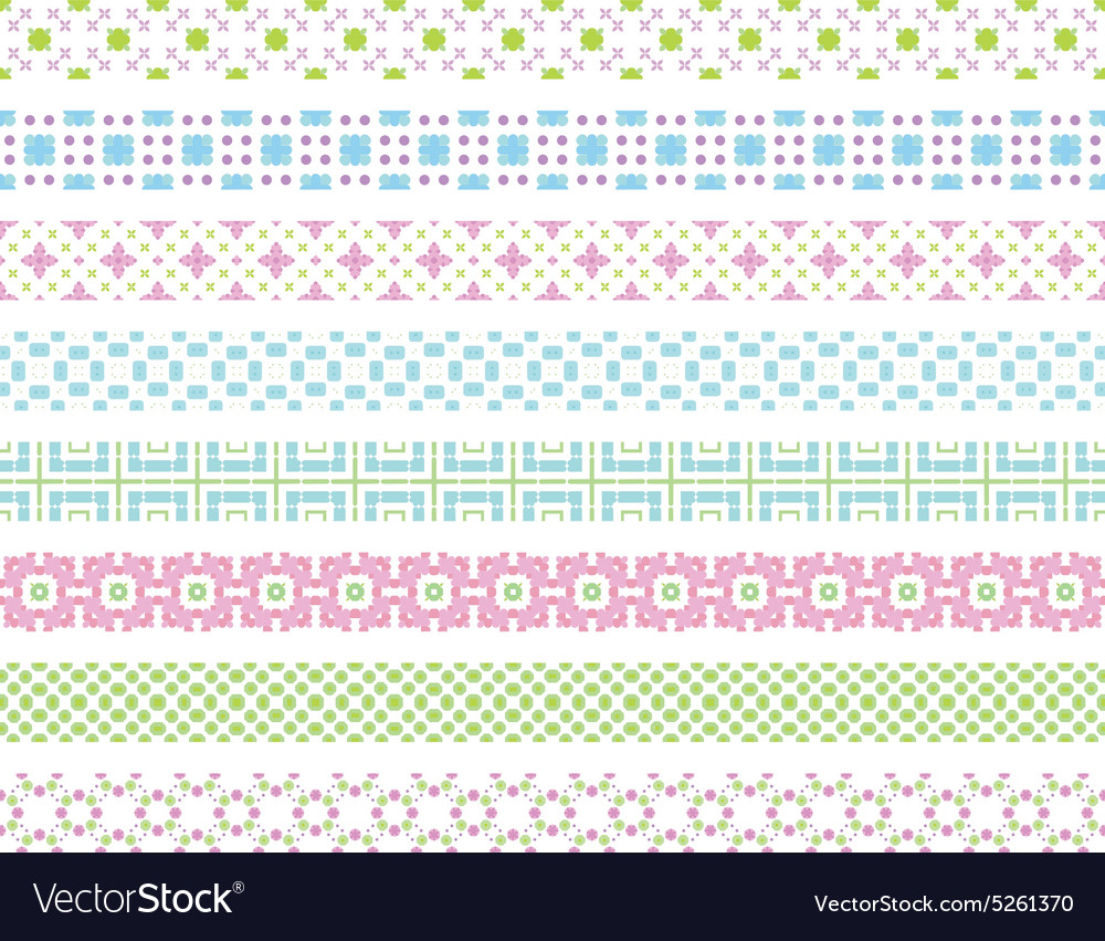 Decorative borders Royalty Free Vector Image - VectorStock