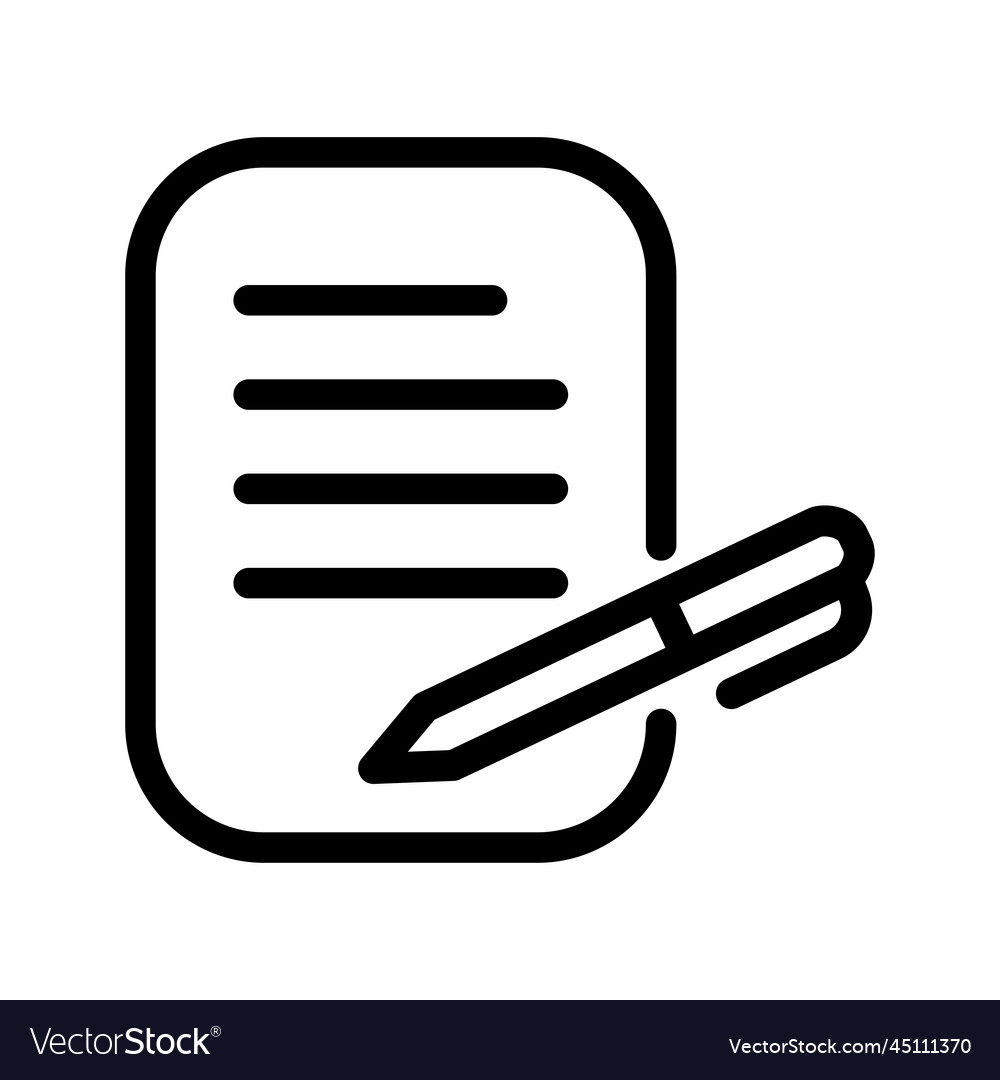 Document paper icon Royalty Free Vector Image - VectorStock