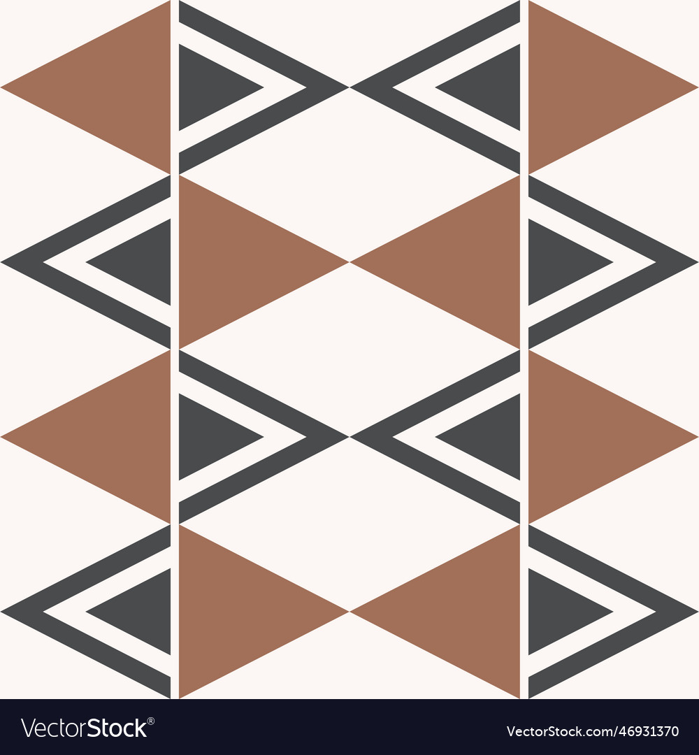 Geometric Triangle Pattern Royalty Free Vector Image