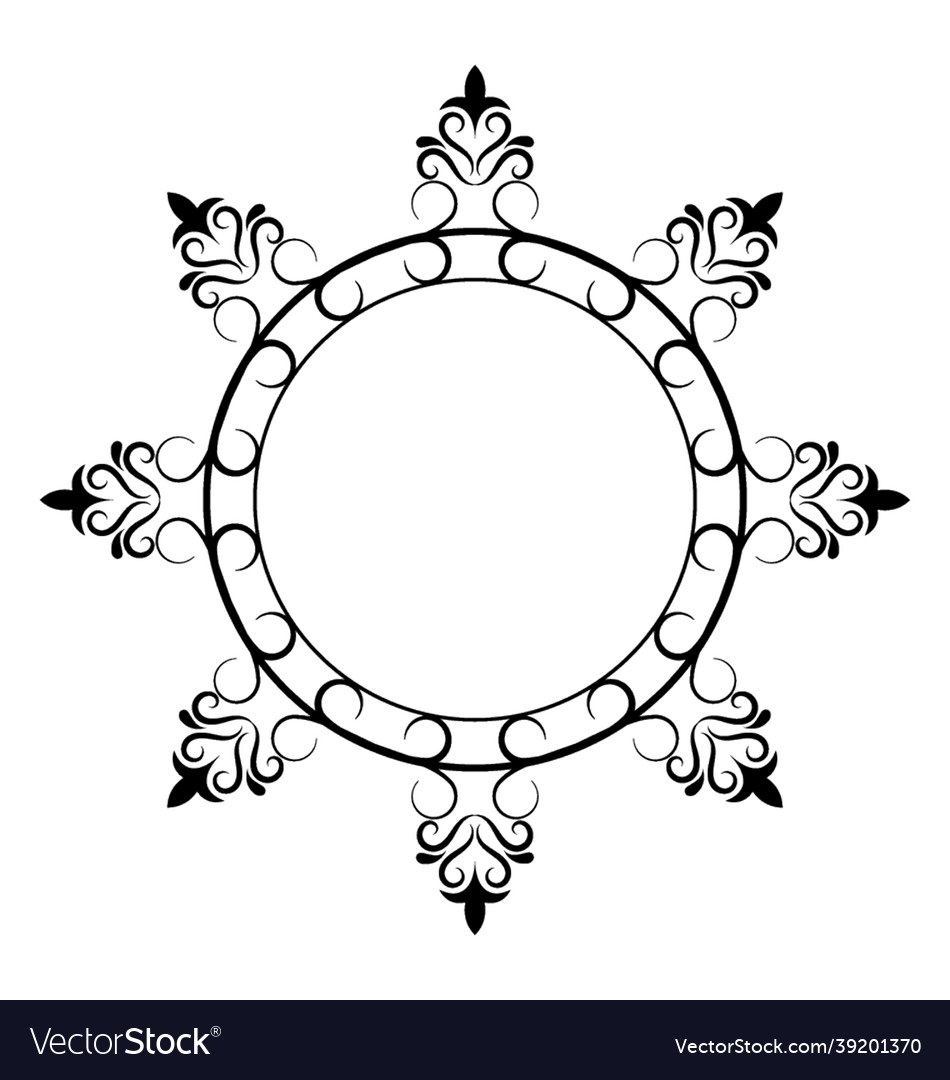 Mirror frame Royalty Free Vector Image - VectorStock