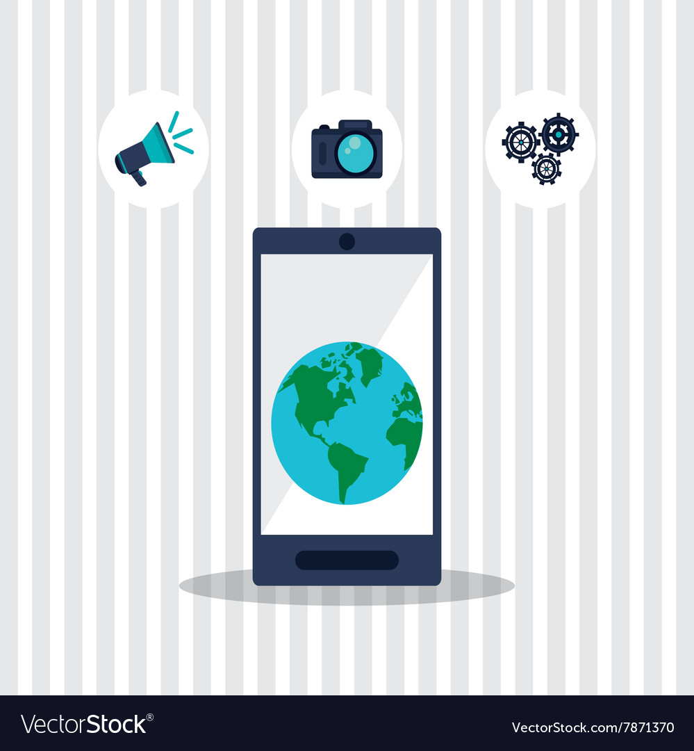 Technology icon design Royalty Free Vector Image