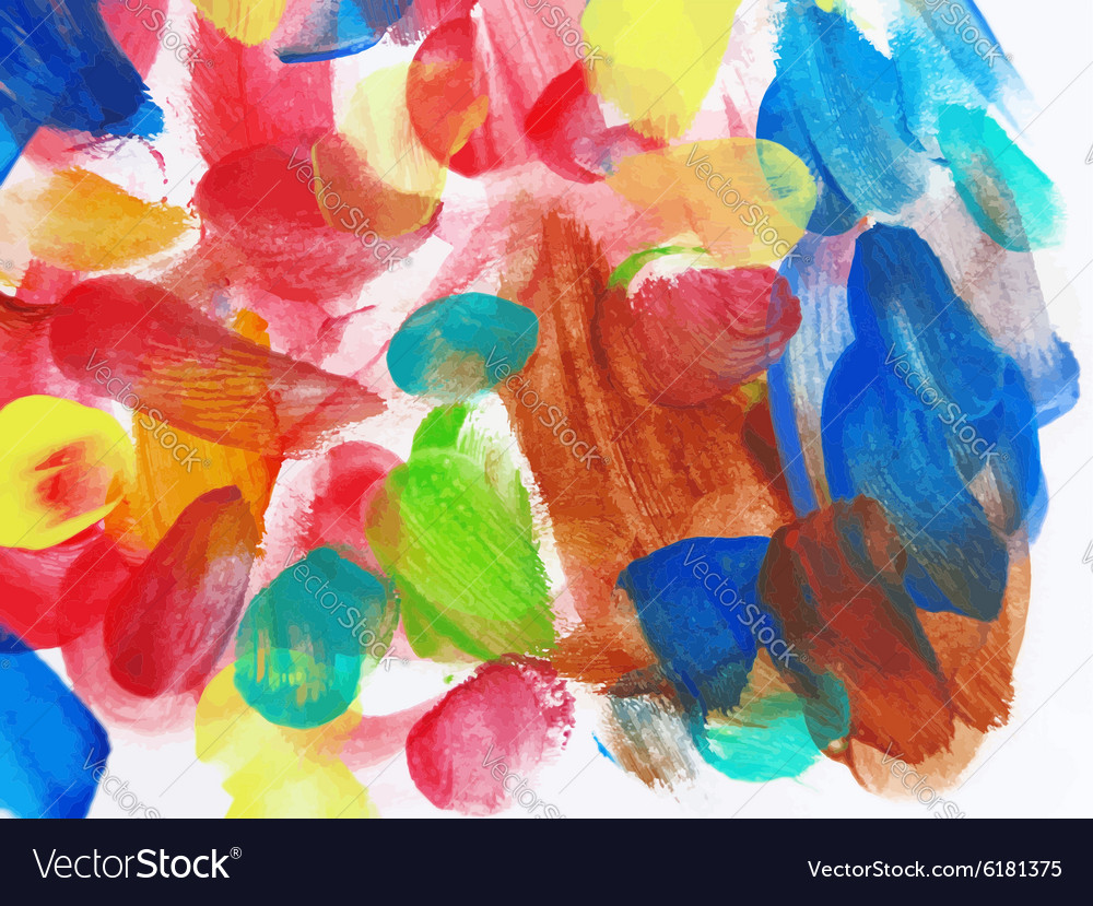 Colorful Abstract watercolor Royalty Free Vector Image