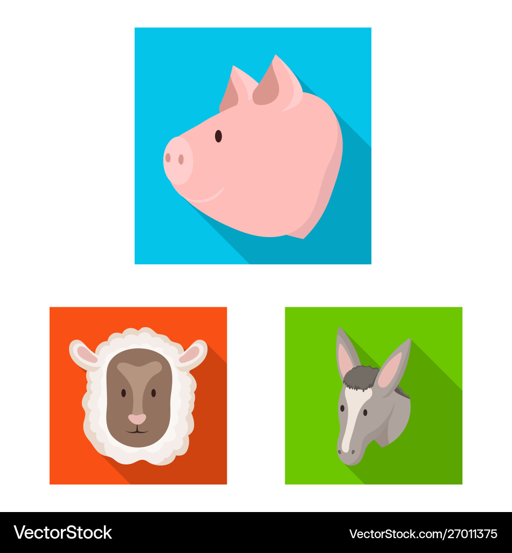 Design agriculture and breeding symbol Royalty Free Vector