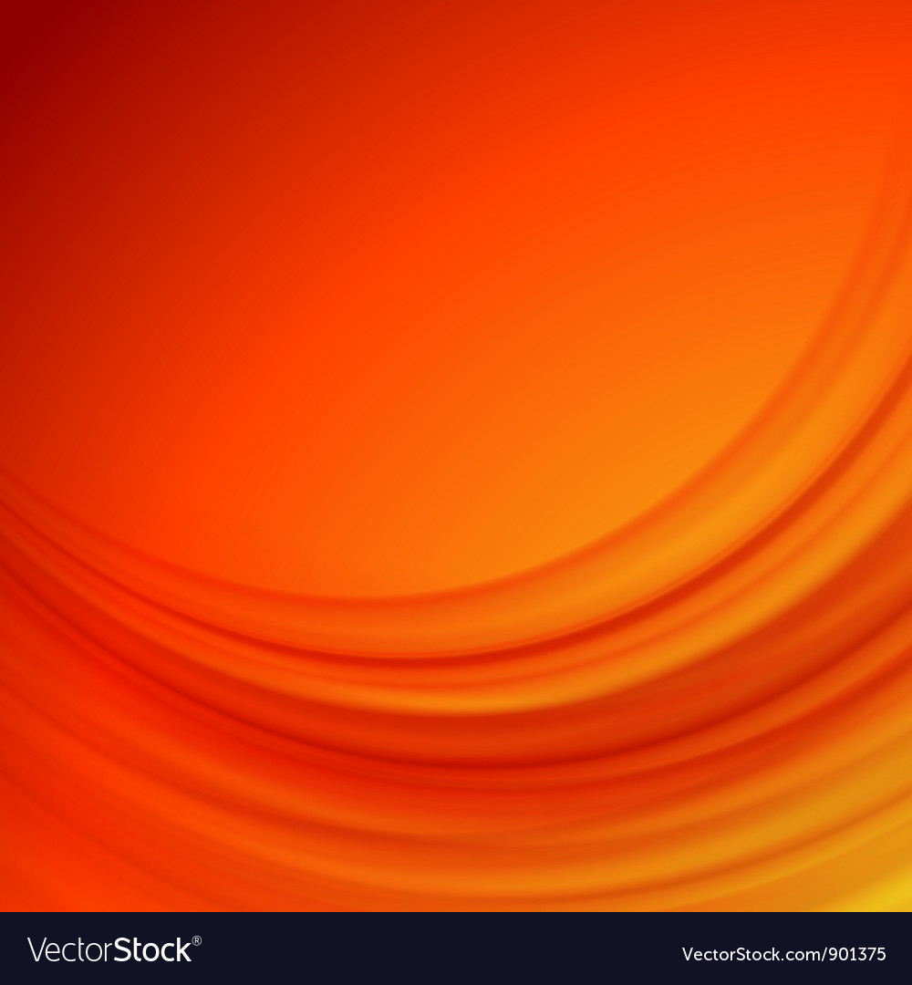 Orange smooth lines background Royalty Free Vector Image