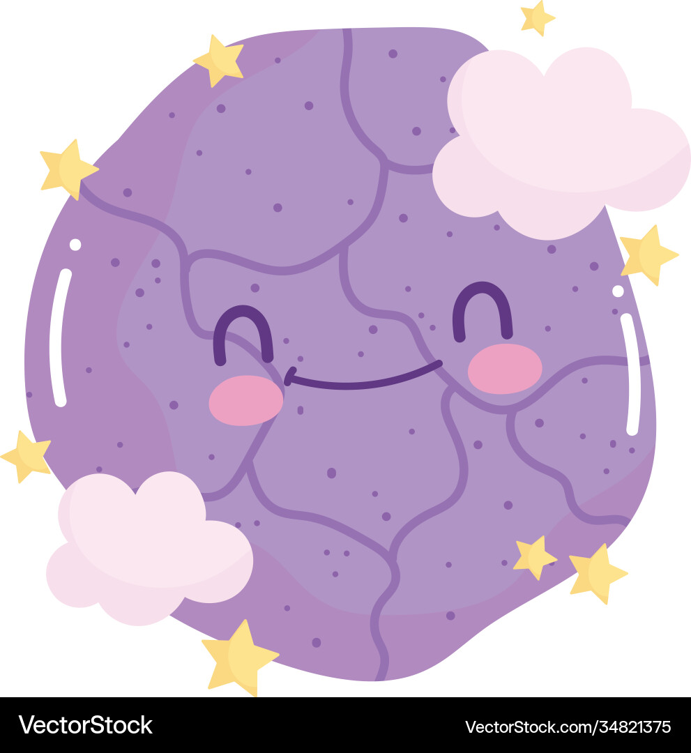 Space planet solar system adventure galaxy cartoon