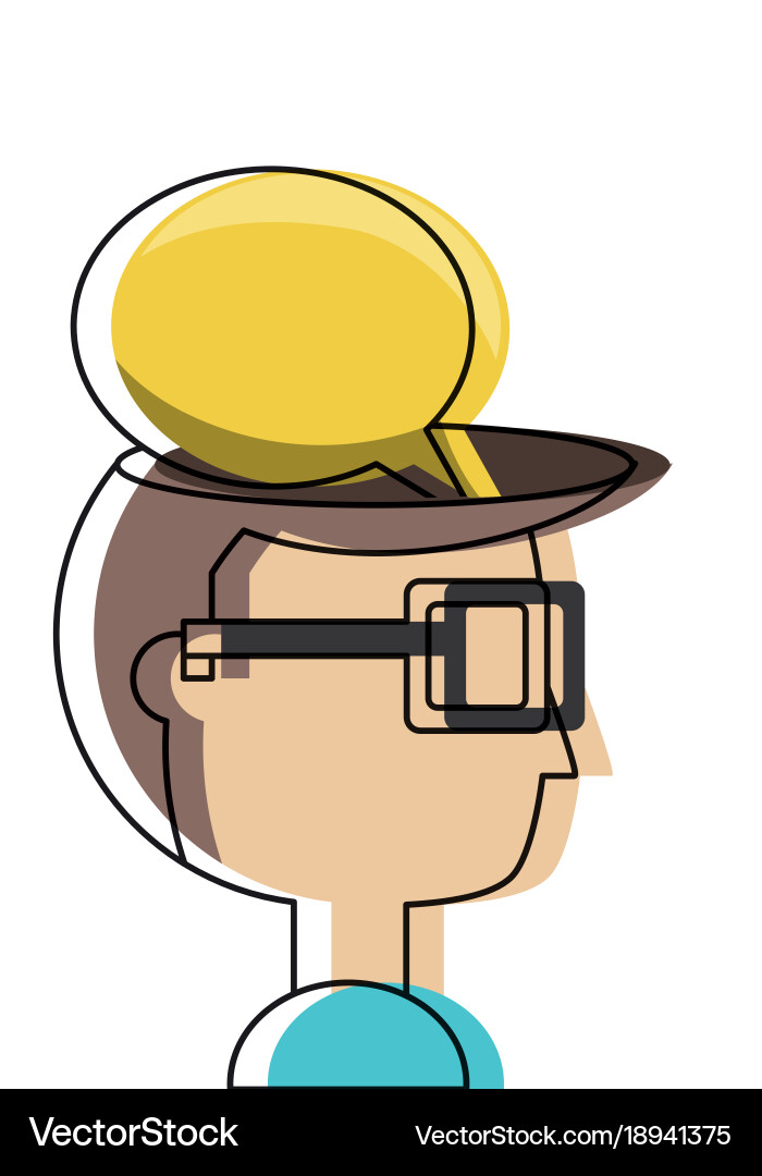Speech bubble design concept Royalty Free Vector Image