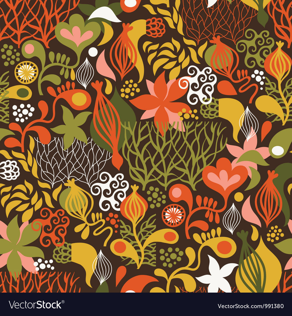 Beautiful seamless pattern Royalty Free Vector Image
