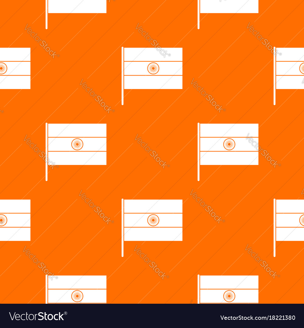 Indian flag pattern seamless Royalty Free Vector Image