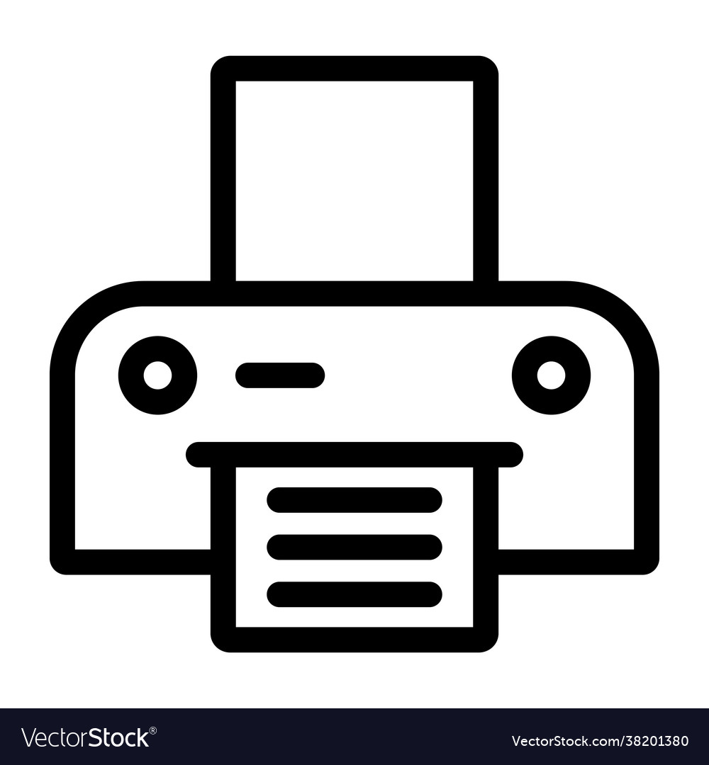 Printer Royalty Free Vector Image - VectorStock