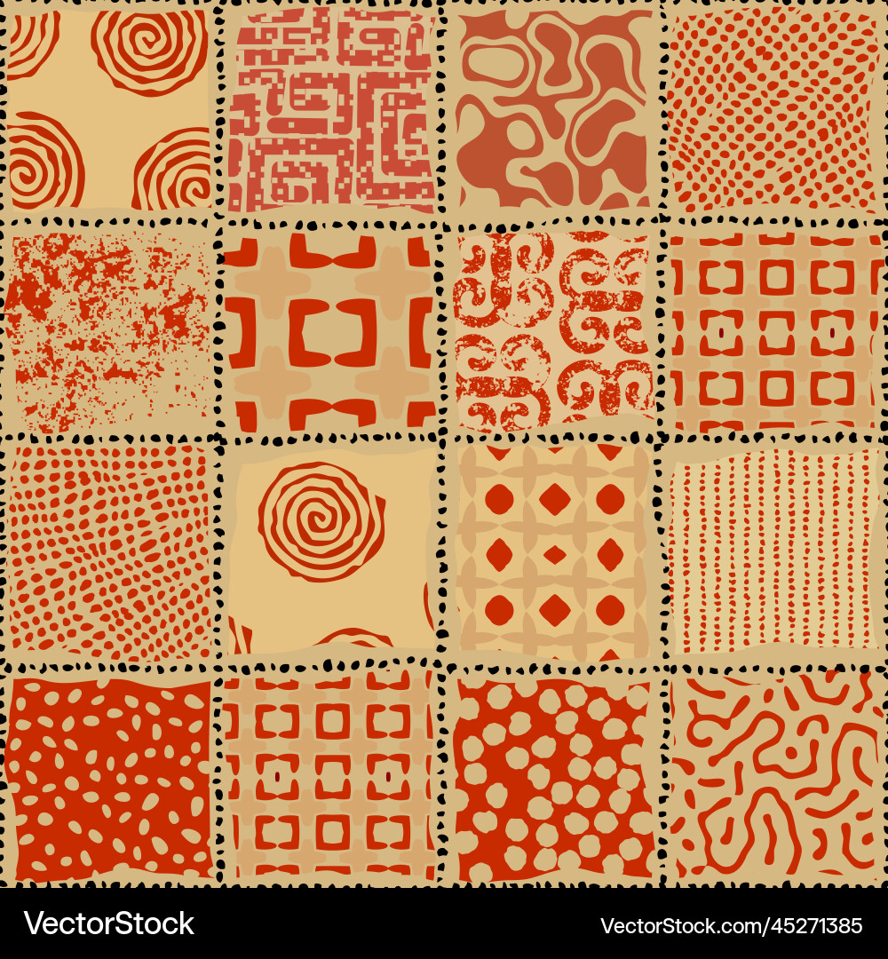 Ethnic tribal native pattern seamless art Vector Image
