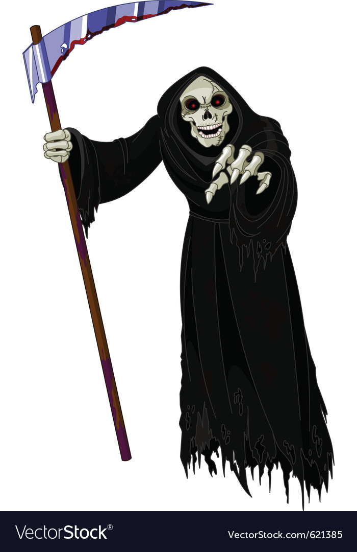 Grim reaper Royalty Free Vector Image - VectorStock