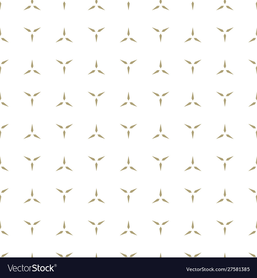 Simple seamless pattern with golden creative Vector Image