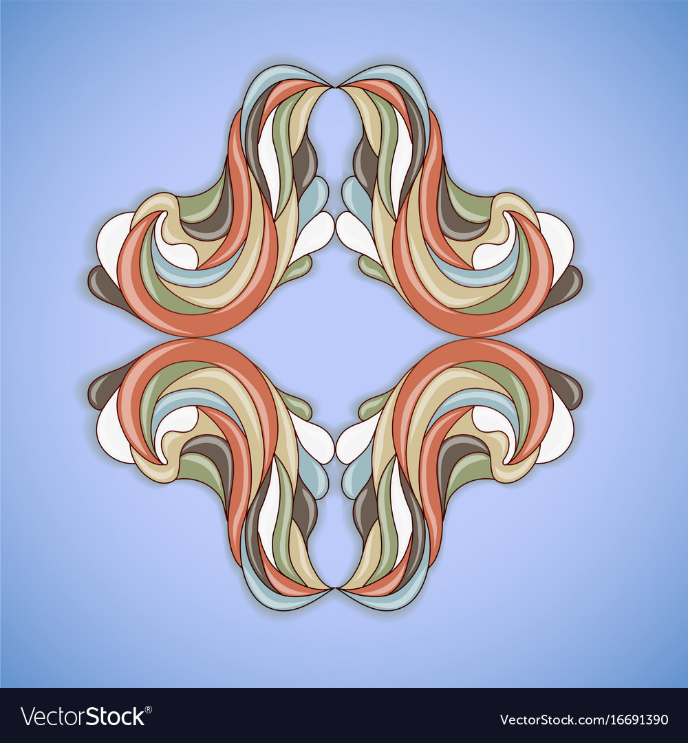 Abstract colorful frame Royalty Free Vector Image