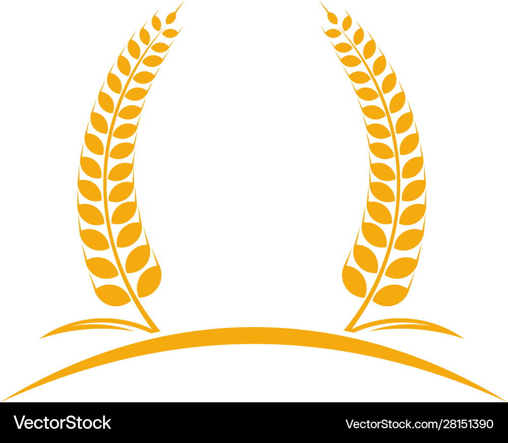 Agriculture wheat logo template luxury Royalty Free Vector