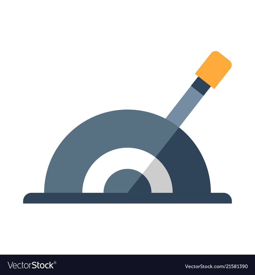 Lever flat Royalty Free Vector Image - VectorStock