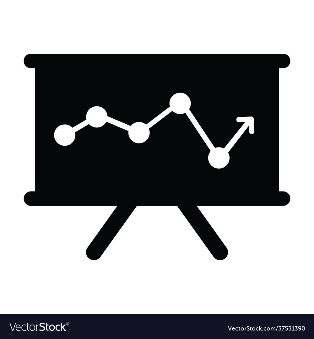 Polyline presentation Royalty Free Vector Image