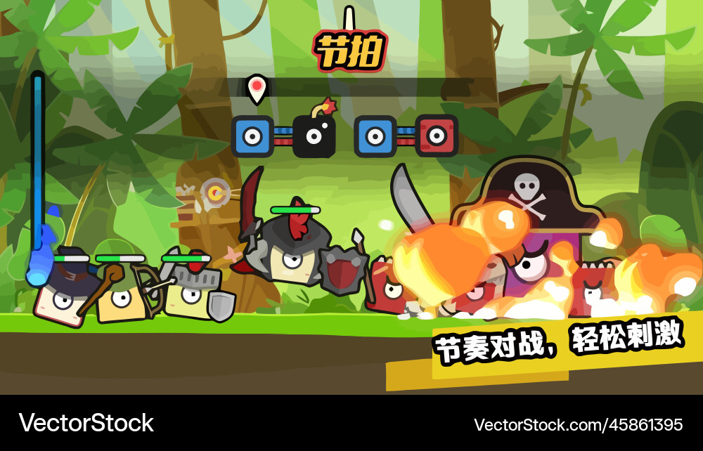 Complete set of level button game ui pop-up icon Vector Image